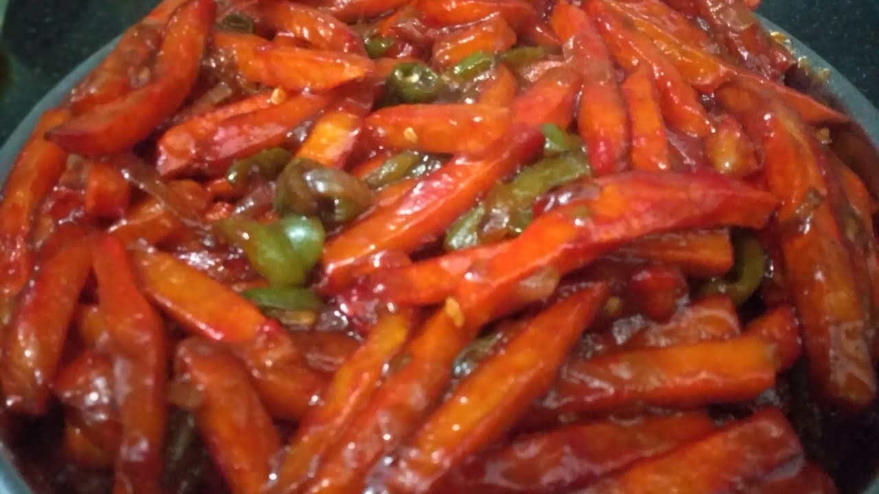 Chilli potato recipe , चिल्ली पोटेटो बनाने की विधी - YouTube