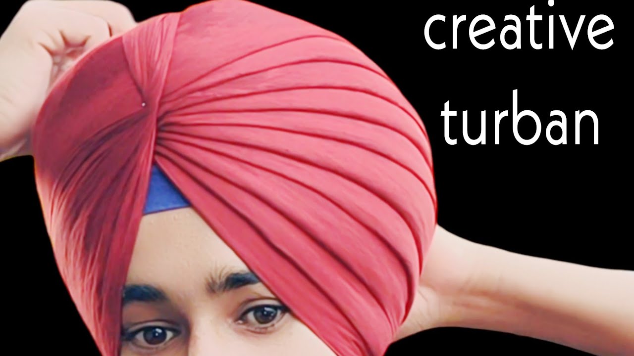 how to tie creative patiala shahi turban easy way, ਪਟਿਆਲਾ ਸ਼ਾਹੀ ਪੱਗ ...