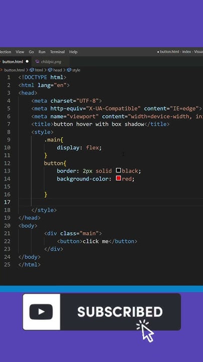Button hover effect in css 🌊 | Codestyling - YouTube
