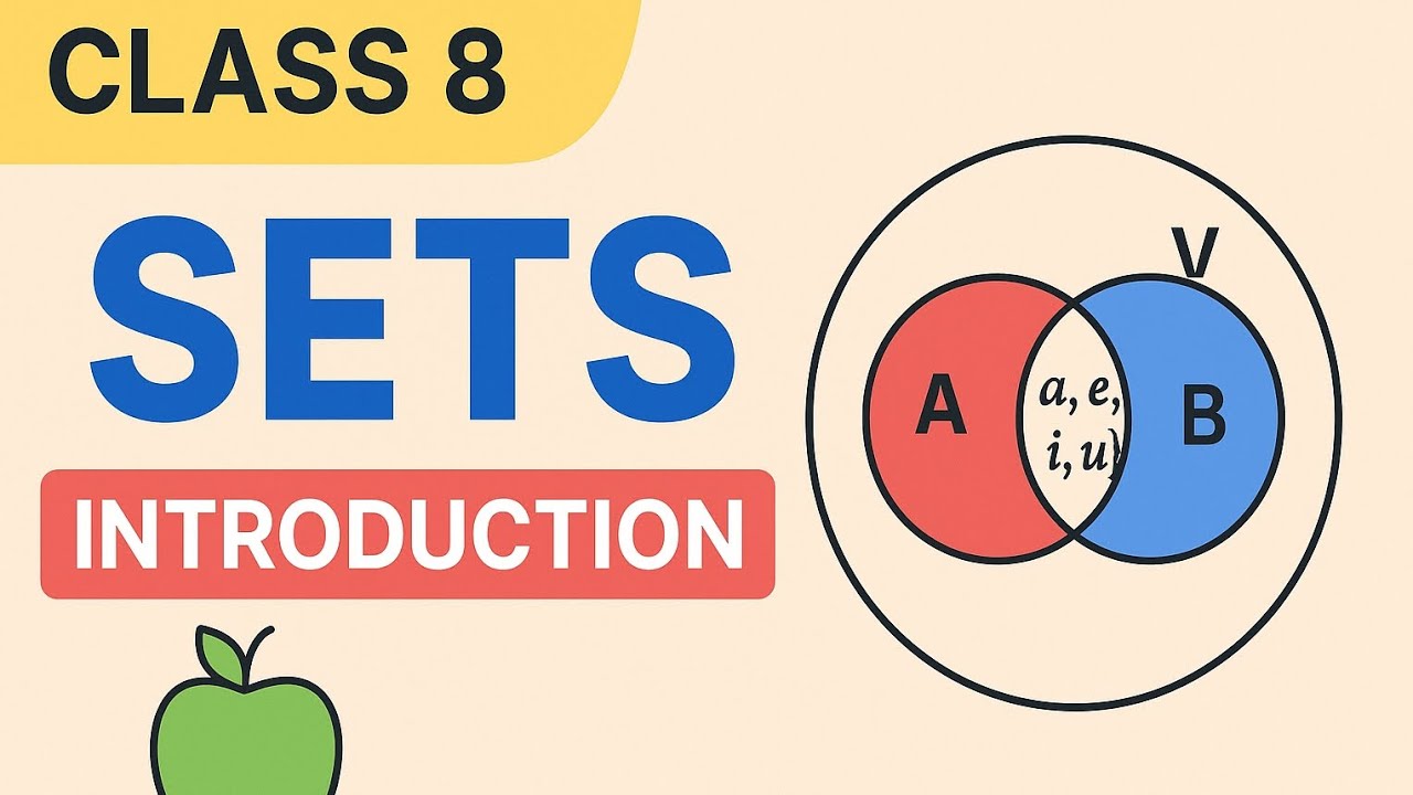 Understanding Sets in Mathematics | Class 8 | Easy Explanation with ...