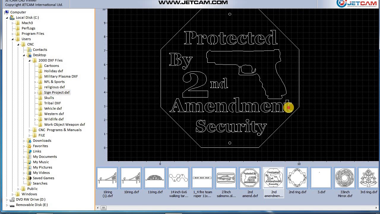Using JETCAM CAD VIEWER - YouTube