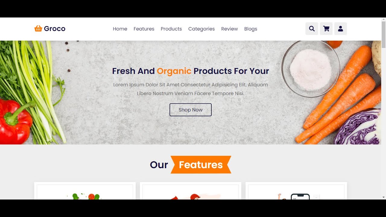 GROCO - Order Grocery Online | Front-end Web Development Batch April ...