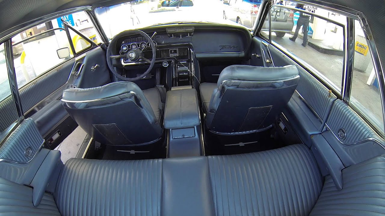 1965 Ford Thunderbird Front Seat Upholstered Install 64-66 thunderbird ...