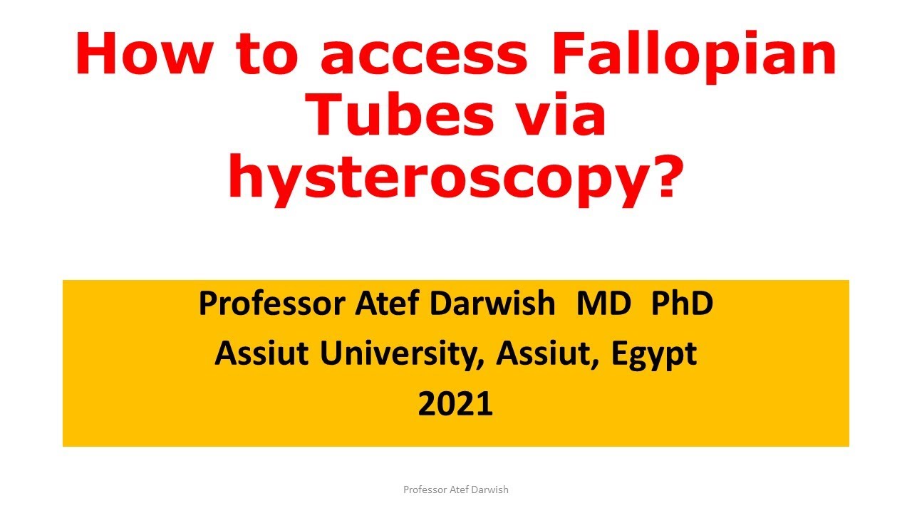 How to access Fallopian Tubes via hysteroscopy - YouTube