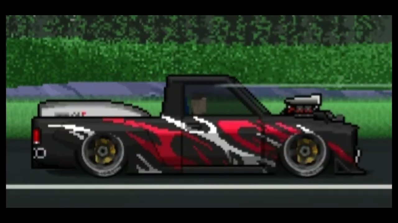 pixel car racer Isuzu ui90 - YouTube