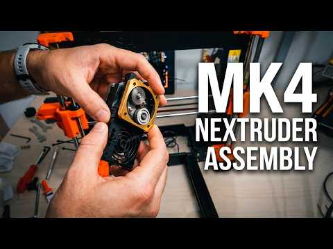 How to assemble Prusa MK4 Nextruder - YouTube