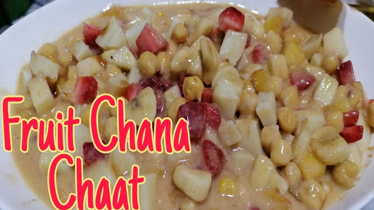 Fruit Chana Chaat recipe - YouTube