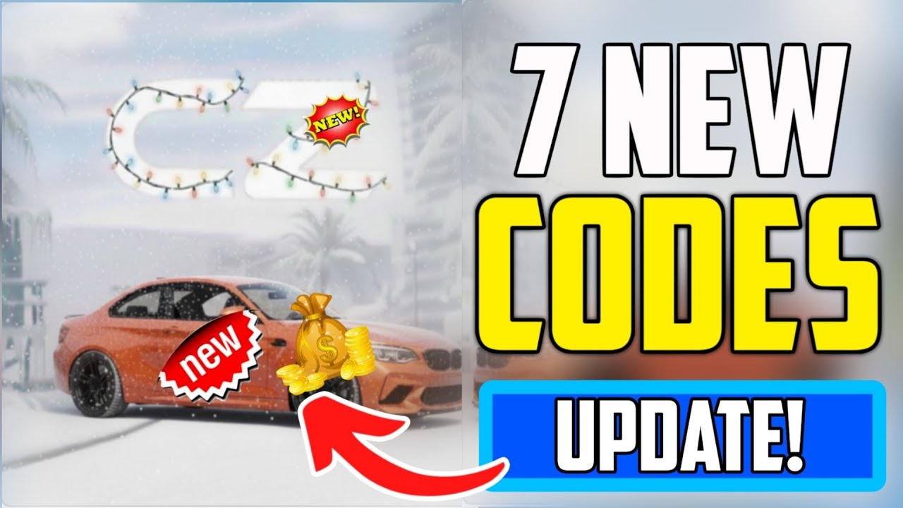 *SECRET UPDATE!* |Car Zone CODES IN JANUARY 2026_ROBLOX Car Zone CODES ...