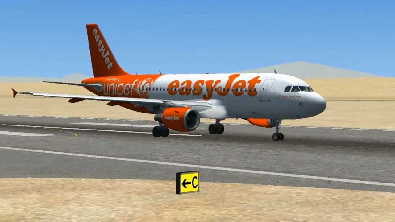 FSX | Airbus A319 easyjet - YouTube