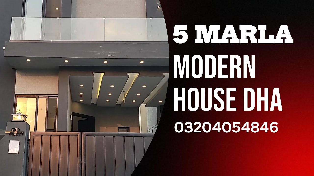 Modern 5 Marla House for Sale in DHA Lahore - Prime Location - YouTube