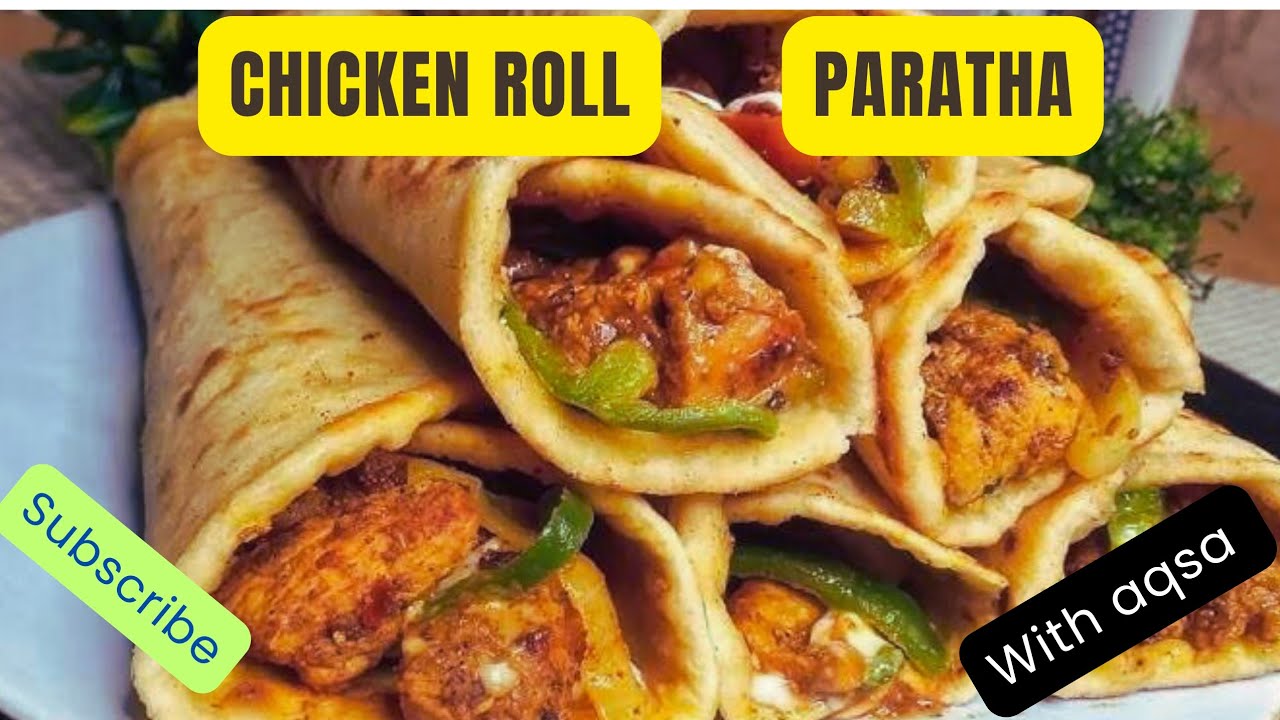 How to Make Delicious Chicken Roll Paratha at Home!" - YouTube