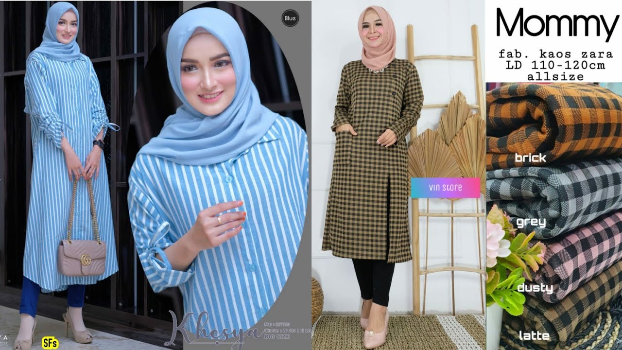 41 Model Tunik Dan Long Tunik Terbaru 2020 Harga Terjangkau Cocok ...