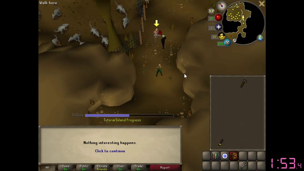 Old School Runescape "Tutorial Island" Speedrun in 3:17.184 - YouTube