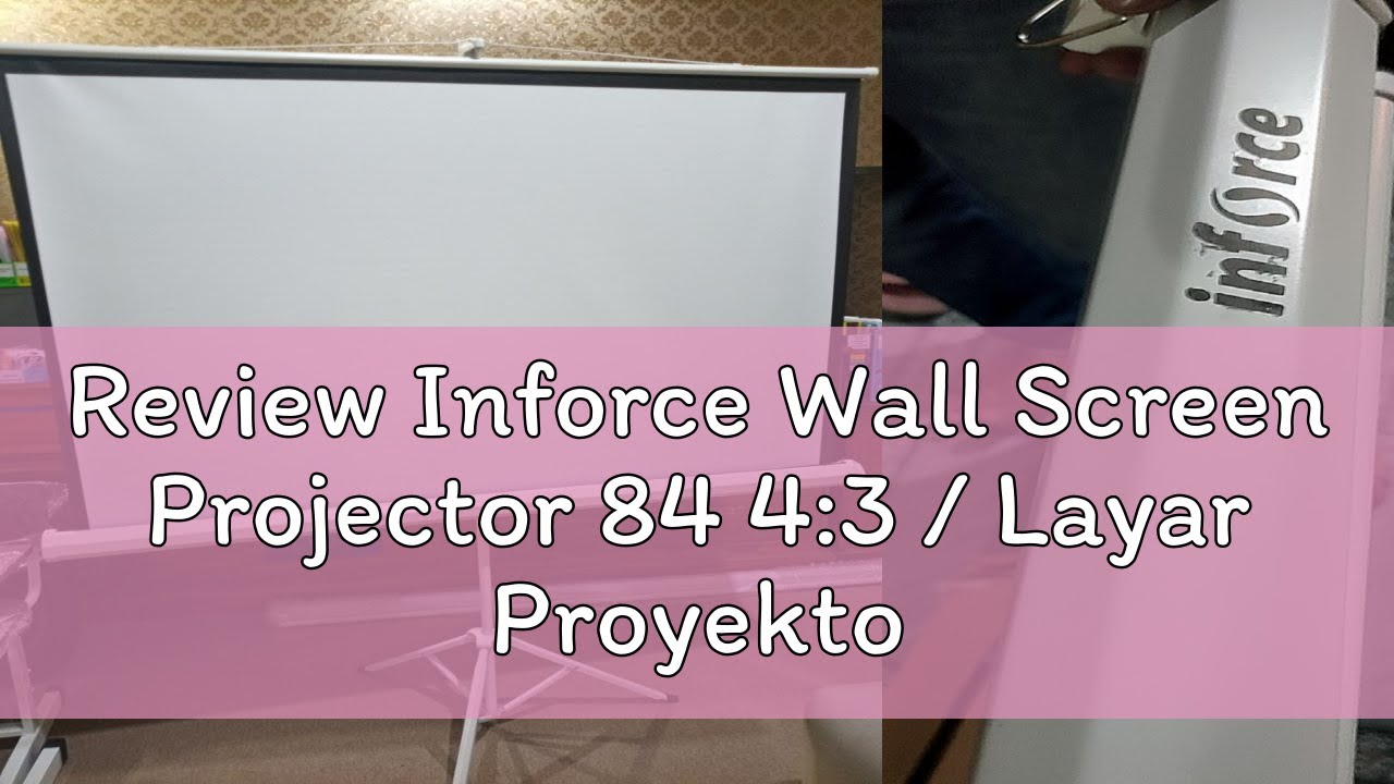 Review Inforce Wall Screen Projector 84 4:3 / Layar Proyektor Manual ...