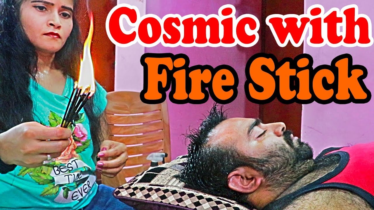 Fire Stick Head Massage real cosmic power by Cosmic lady barber - ASMR ...