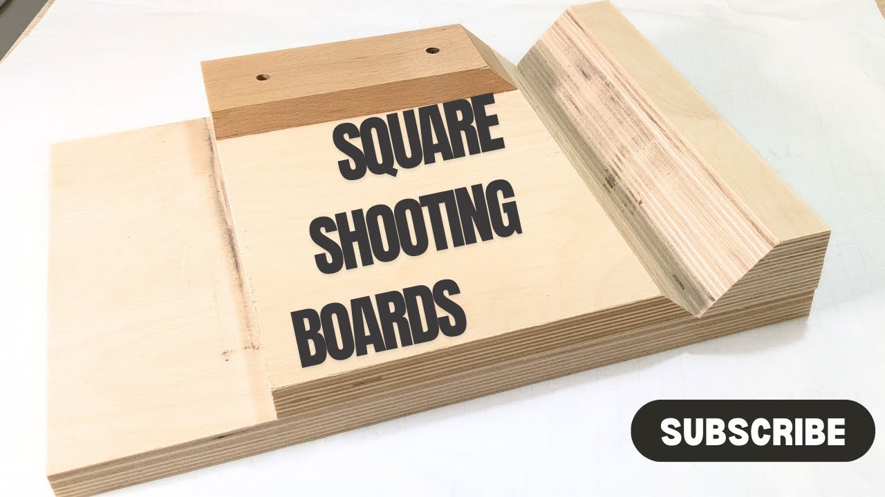 How To Build A Square Shooting Board: A Complete Carpentry Guide - YouTube