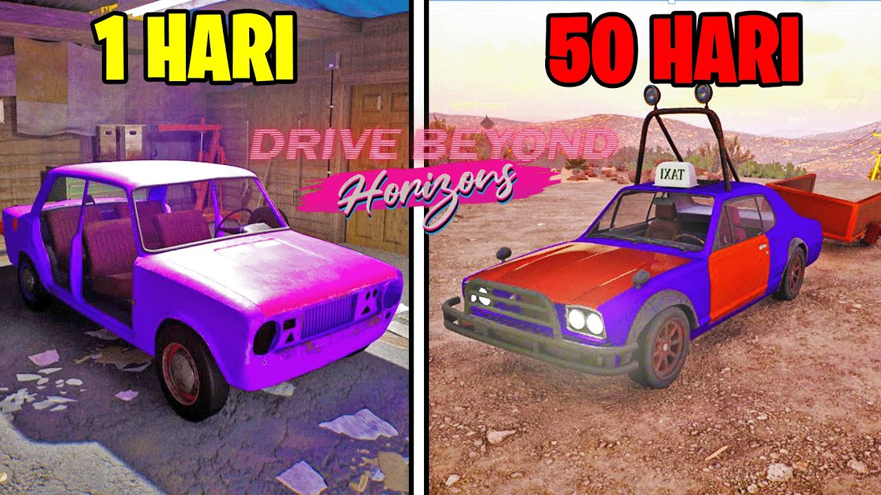 50 HARI ROAD TRIP MENGGUNAKAN MOBIL DI GAME DRIVE BEYOND HORIZONS - YouTube
