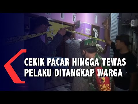 Cekik Pacar Hingga Tewas Pelaku Ditangkap Warga
