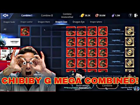 MIR4-CHIBIBY G MEGA COMBINE AND ENHANCE LEGENDARY ITEM | PITIK SYNDROME ...