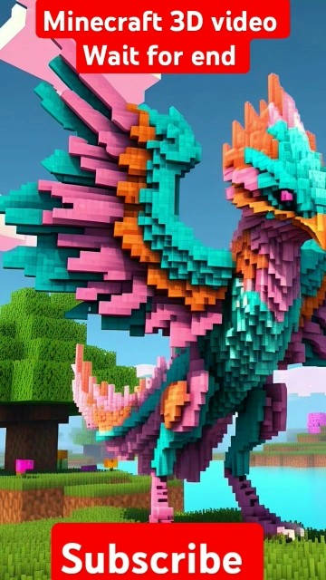Minecraft 3D Video subscribe || #subscribe #shorts #viralvideo # ...
