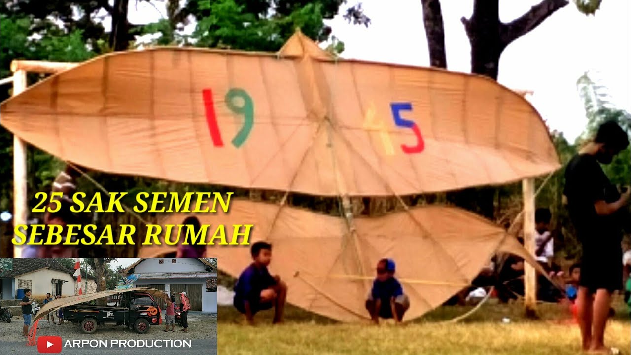 Layangan Gapangan terbesar terbaru 2020 lancar atau gagal terbang ...