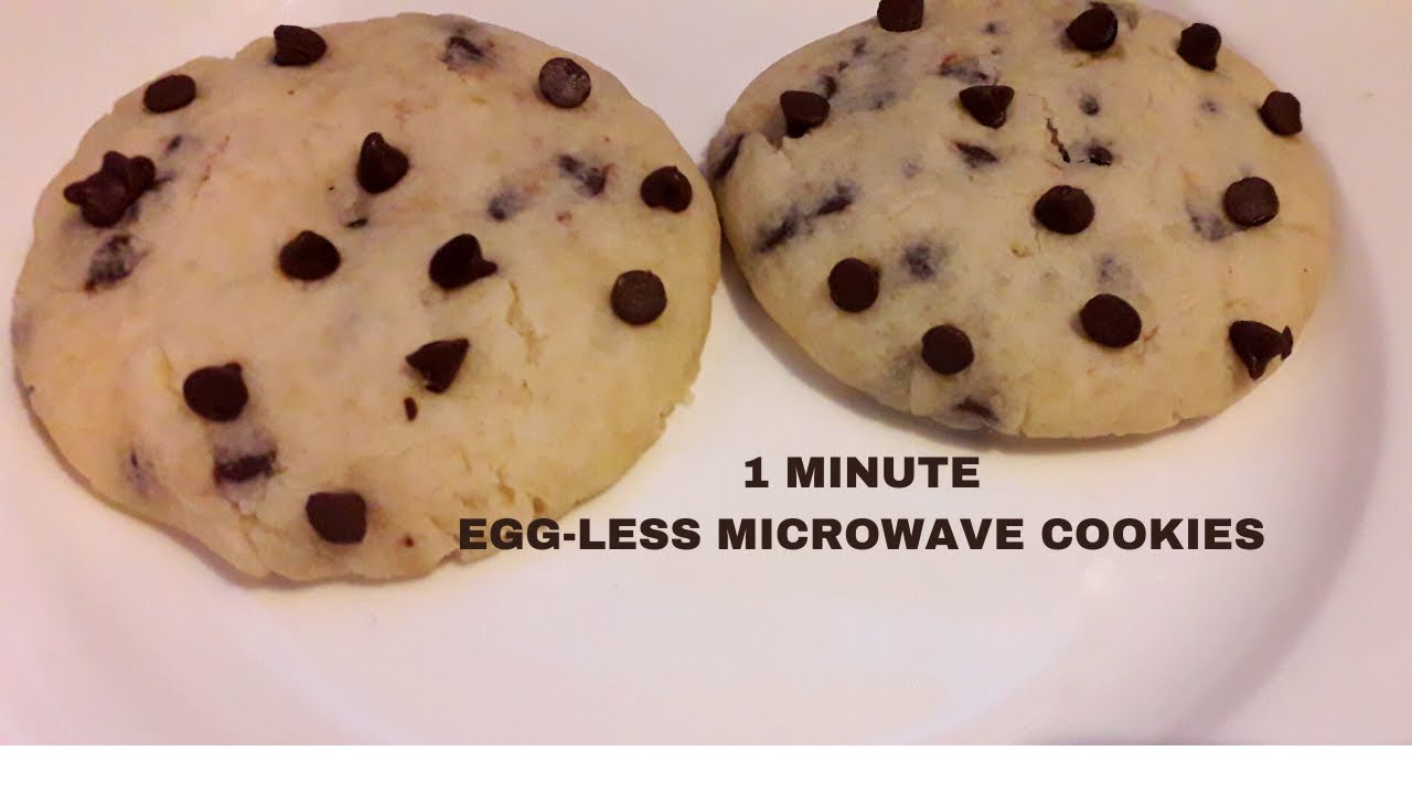 1 Minute Microwave Cookie | How to make chocolate chip cookies | My ...