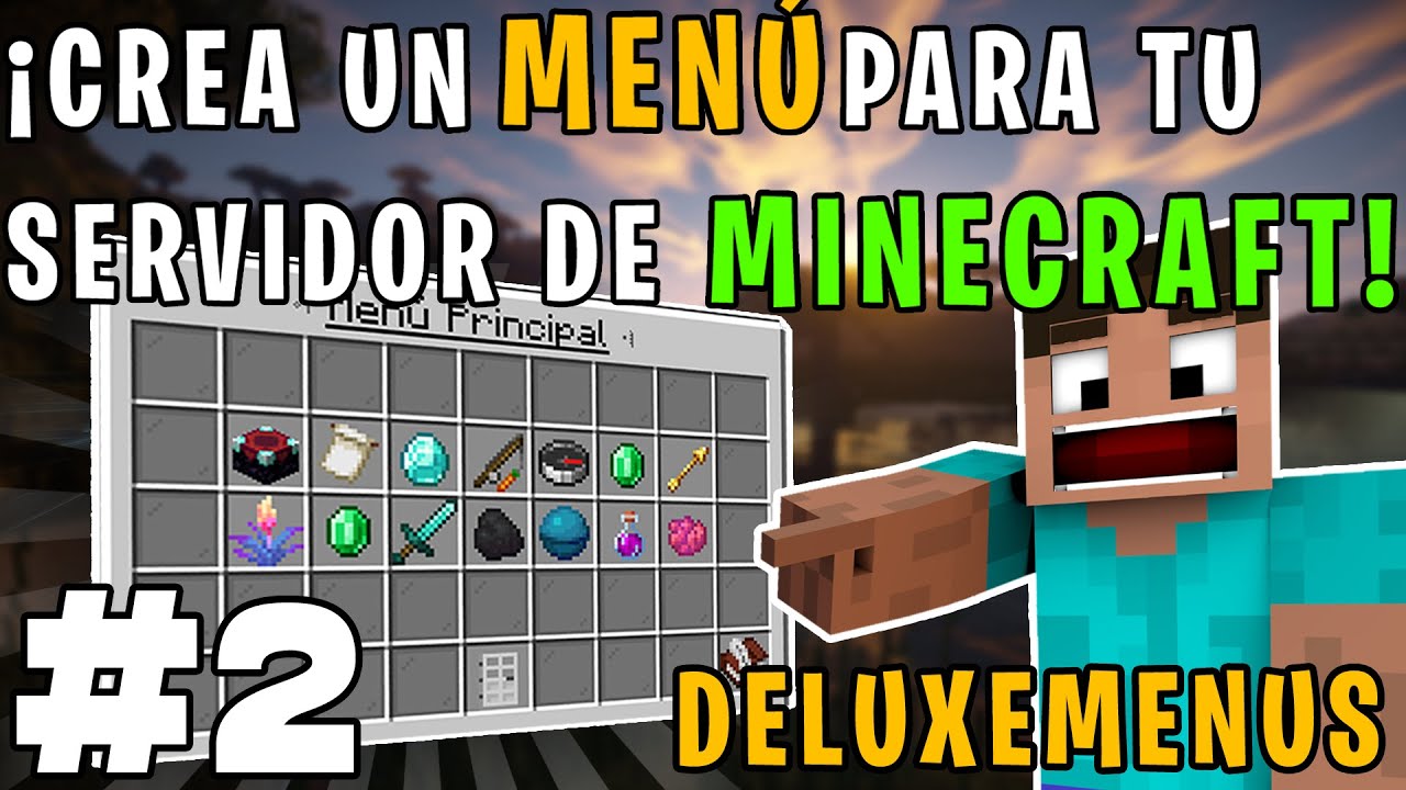 DELUXEMENUS TUTORIAL: ¡Crea un menú para tu servidor de Minecraft! 😱 ...