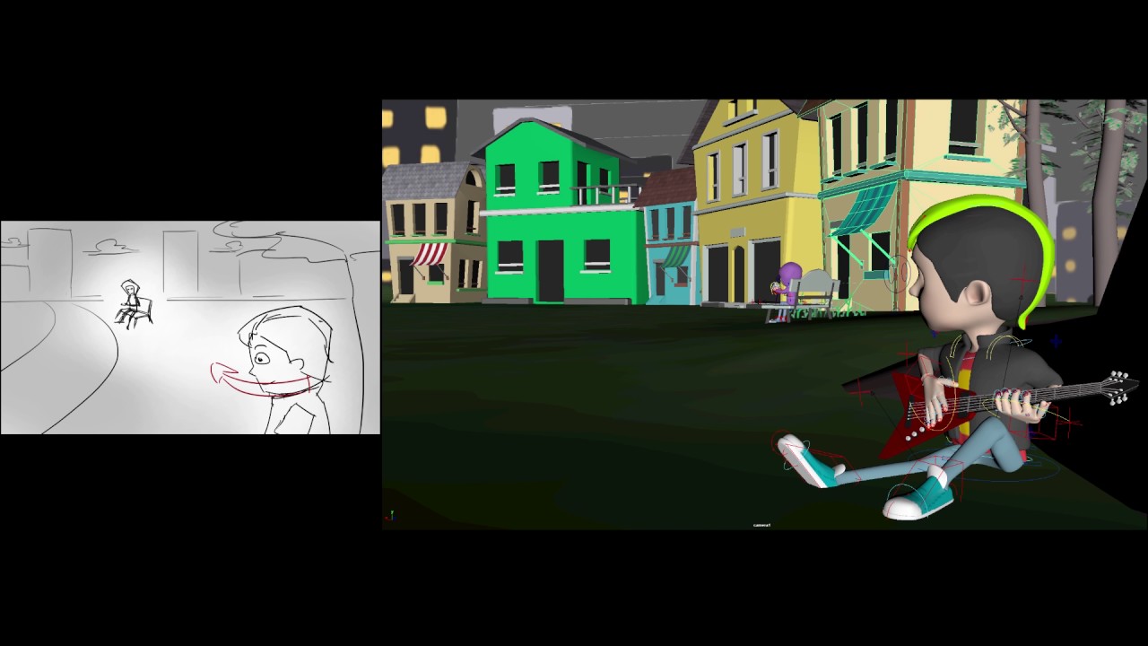 Animatic storyboard_3D layout - YouTube