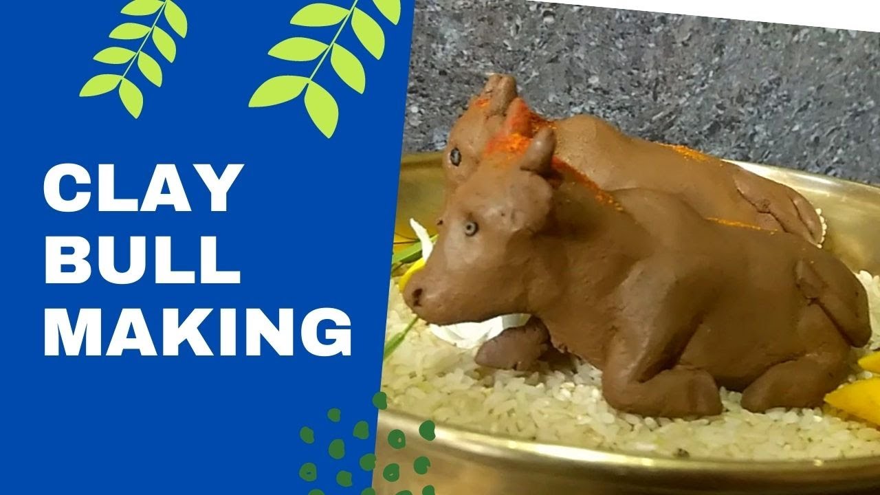 How to Make Clay Bull | Clay Bull | How to make bull with clay | Bull ...