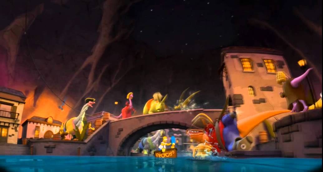 THE SIMPSONS RIDE DEMO PART 2 - YouTube