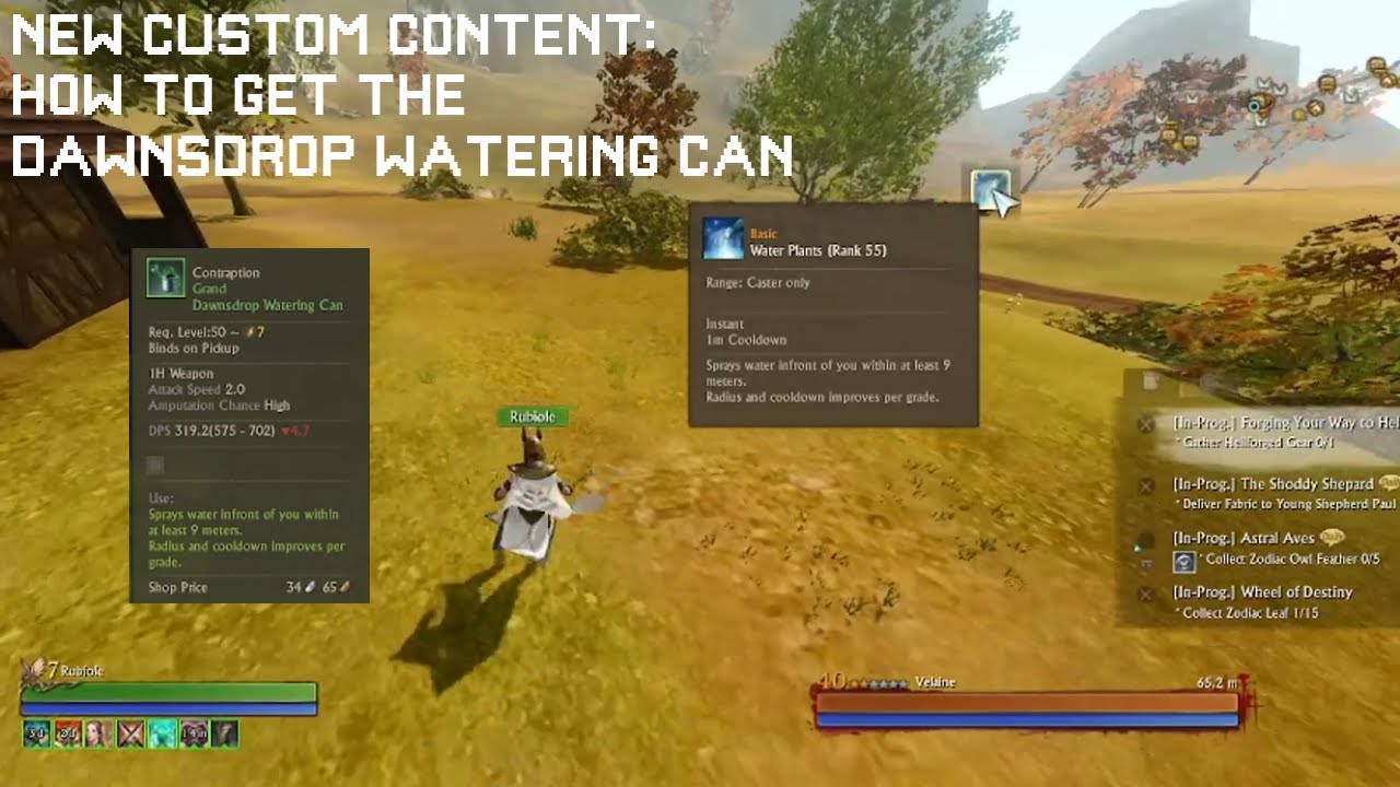 Archeage Classic | How to obtain the new dawnsdrop watering can - YouTube