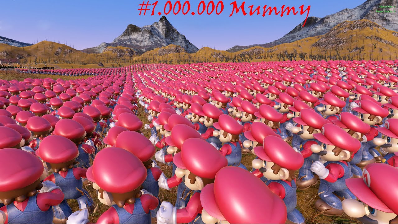 Super Mario Goes In Search Of Treasure And Encounters Mummies ...