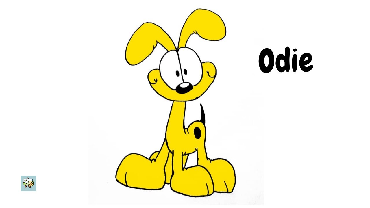 How to Draw Odie Dog | Garfield |easy - YouTube