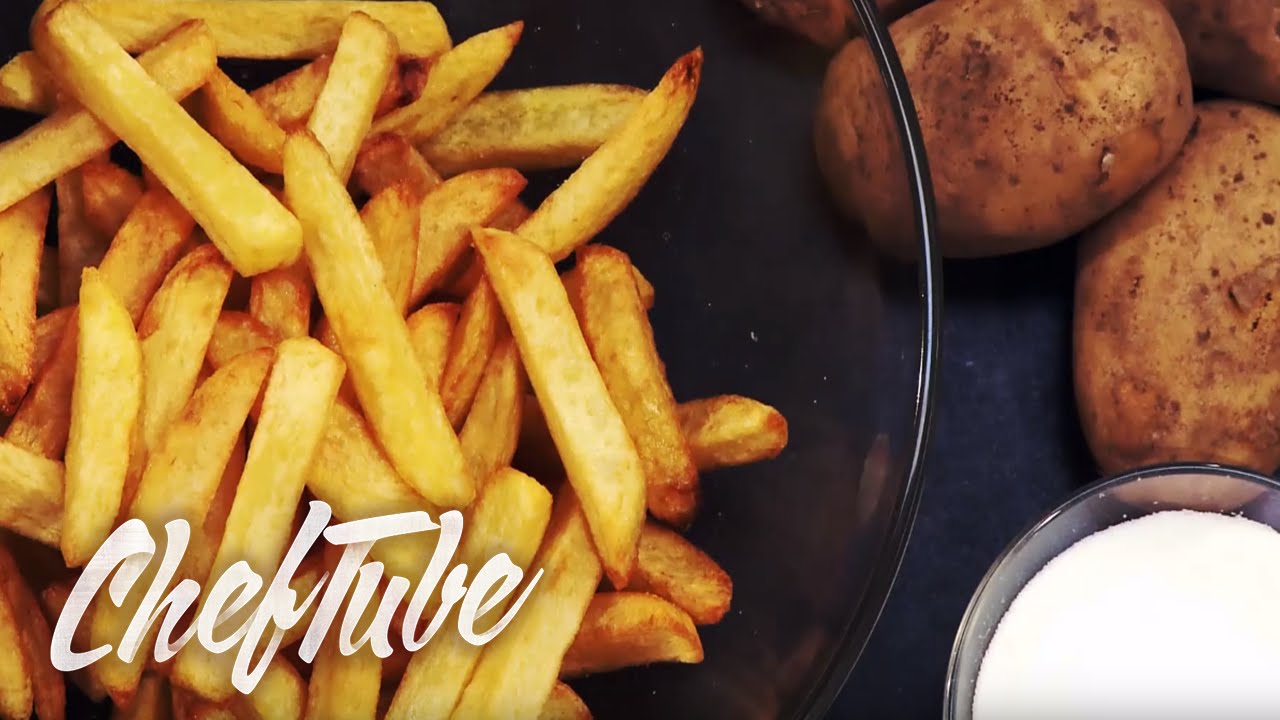 Homemade chips (fries) - Recipe in the description - YouTube