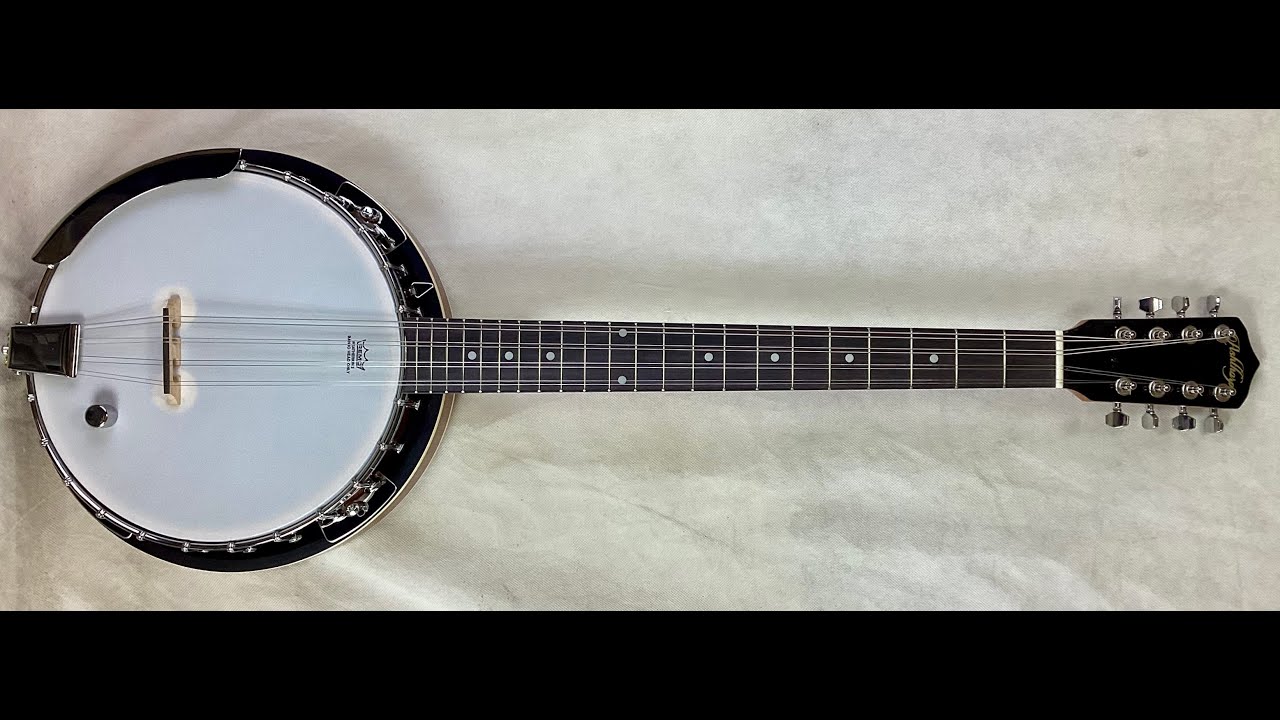 Octave Banjolin (octave mandolin banjo) prototype - YouTube