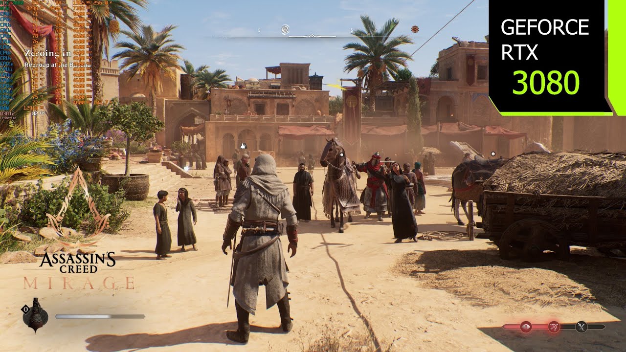 Assassin's Creed Mirage | RTX 3080 4K, 1440p, 1080p DLAA/DLSS 3.5 | i7 ...