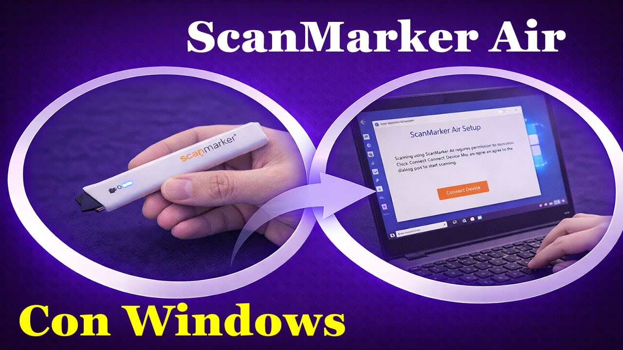 ScanMarker Air - Configurazione con Windows - YouTube