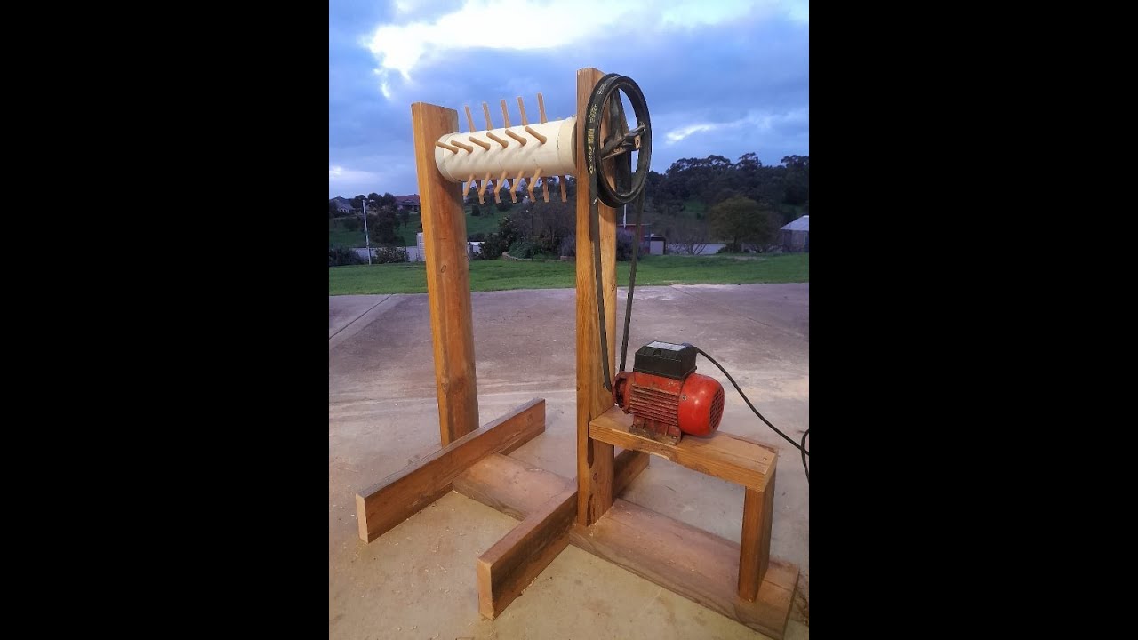 HOMEMADE CHICKEN PLUCKER - YouTube