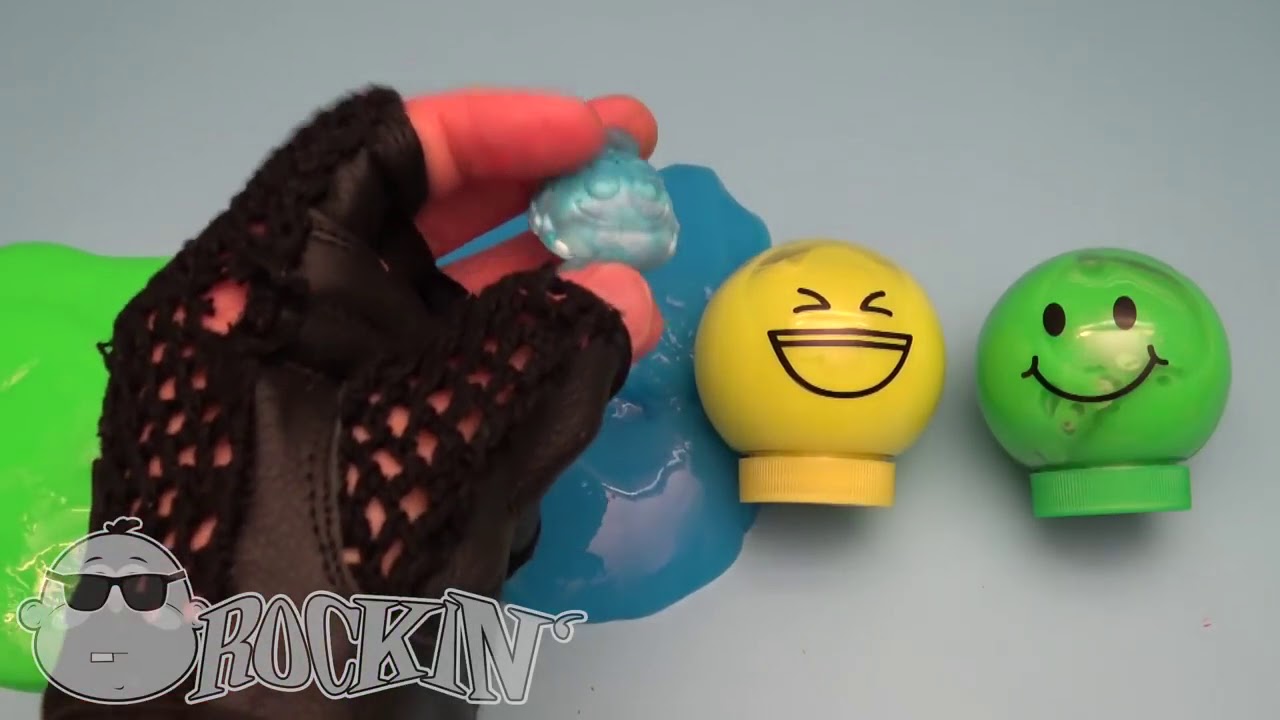 Aprenda as cores com Smiley Face Slime Ooze! Toneladas de diversão ...