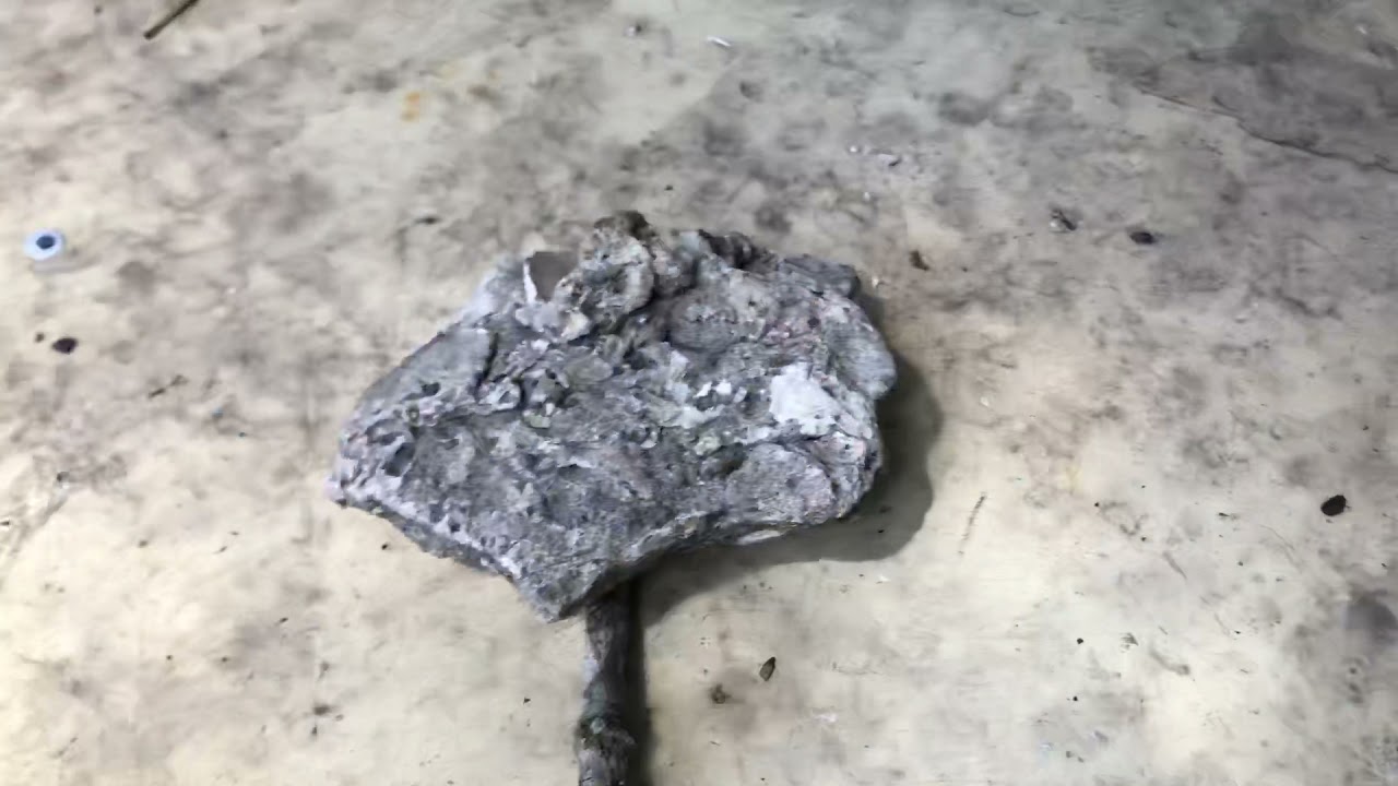 how to make a stone pickaxe in real life - YouTube