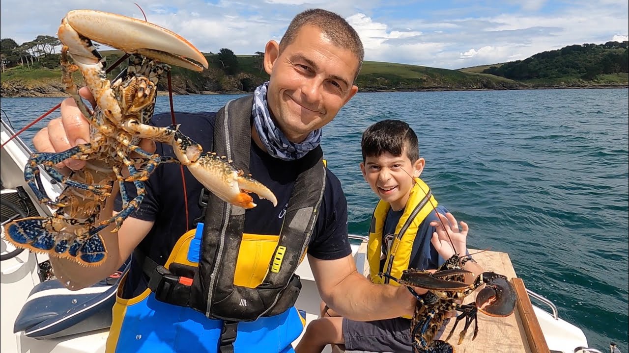 Hauling the Fish Locker Lobster and Crab pots - Father and Son - July ...