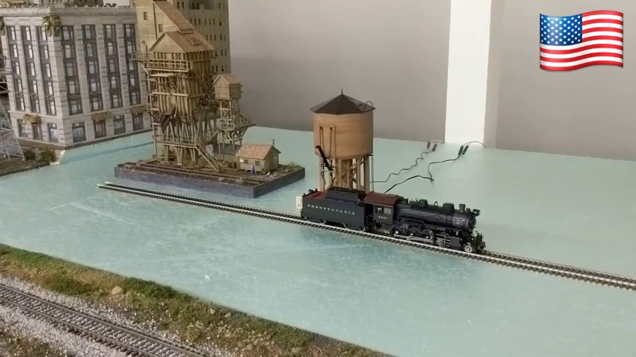 Work on the model trains layout in HO scale - YouTube