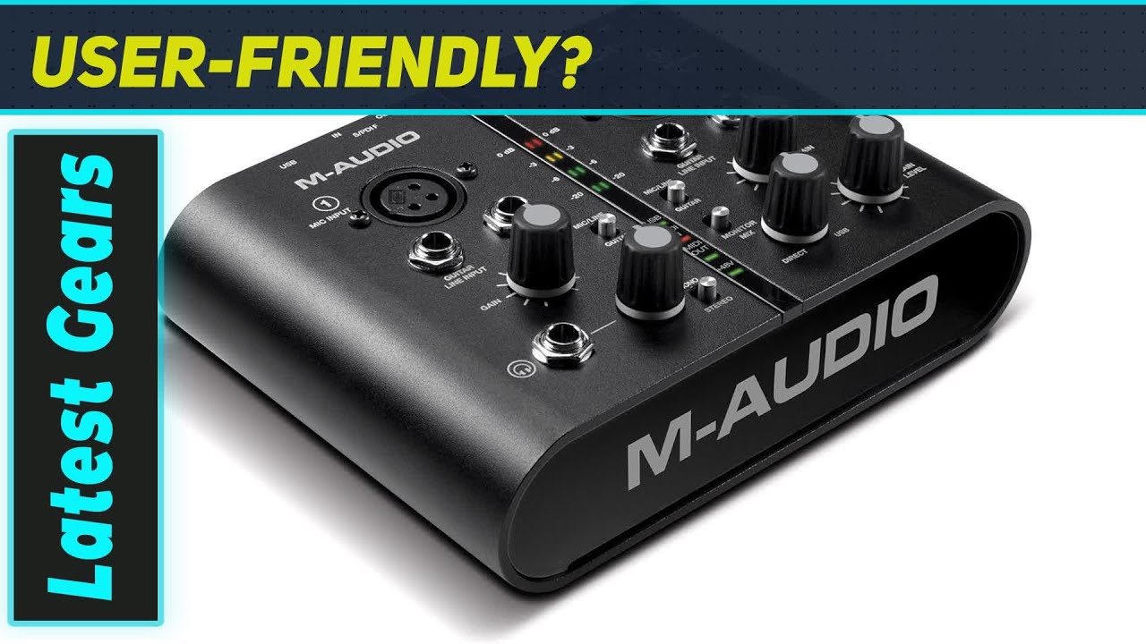 M-Audio M-Track Plus: Your Best Mobile Studio Partner - YouTube