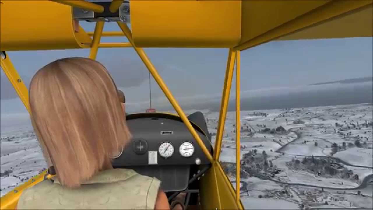 MS Flight Simulator X Steam Edition - A2A Piper Cub J3 - YouTube