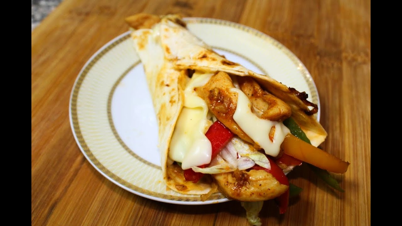 Cheesy Chicken Shawarma - YouTube
