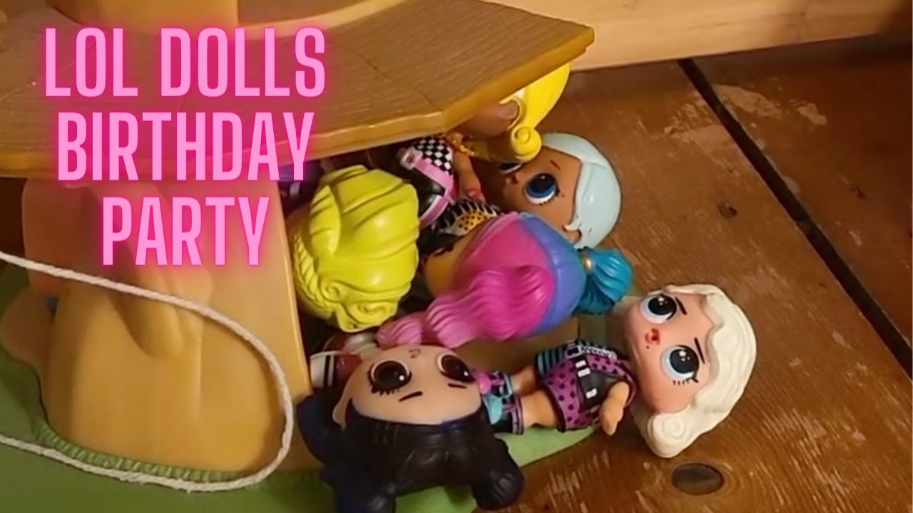 Surprise Birthday Party in the Park with LOL Dolls Frenzy! - YouTube