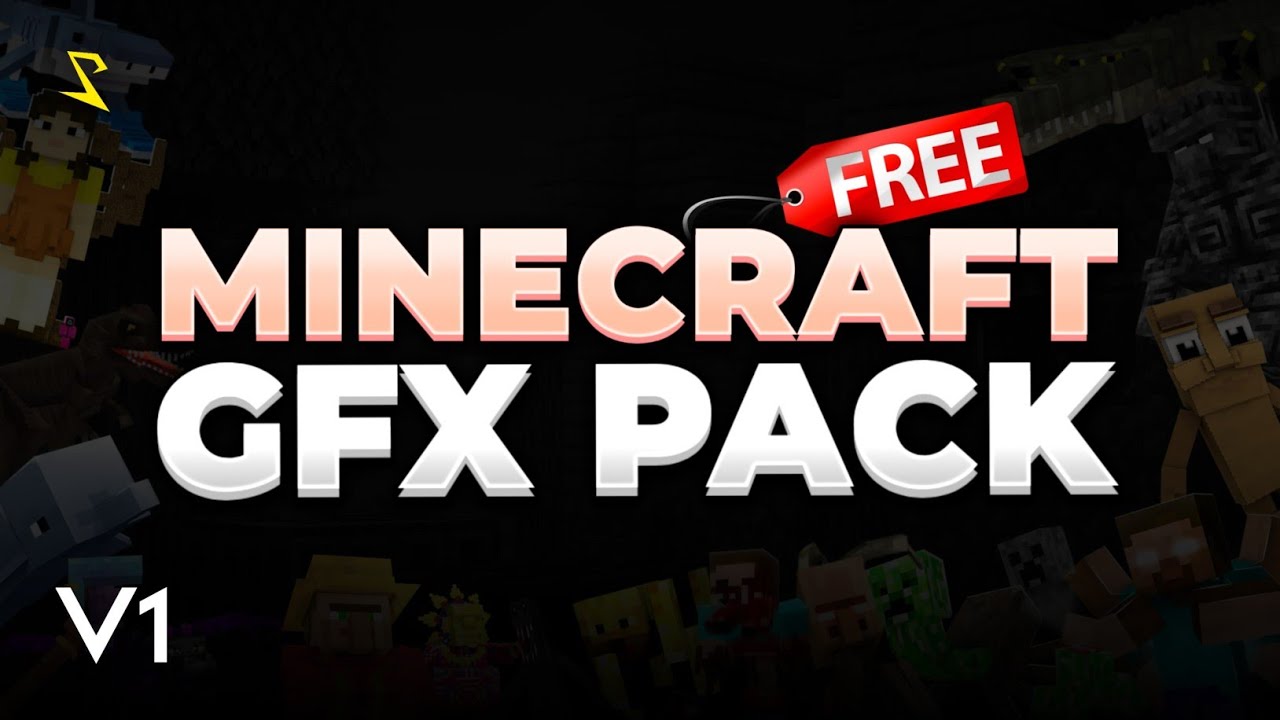 Minecraft Thumbnail GFX Pack V1 - FREE Download! - YouTube