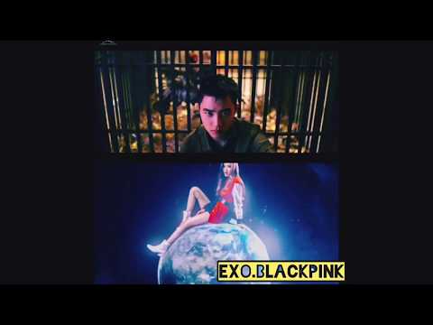EXO x BLACKPINK “ Lotto x Whistle “