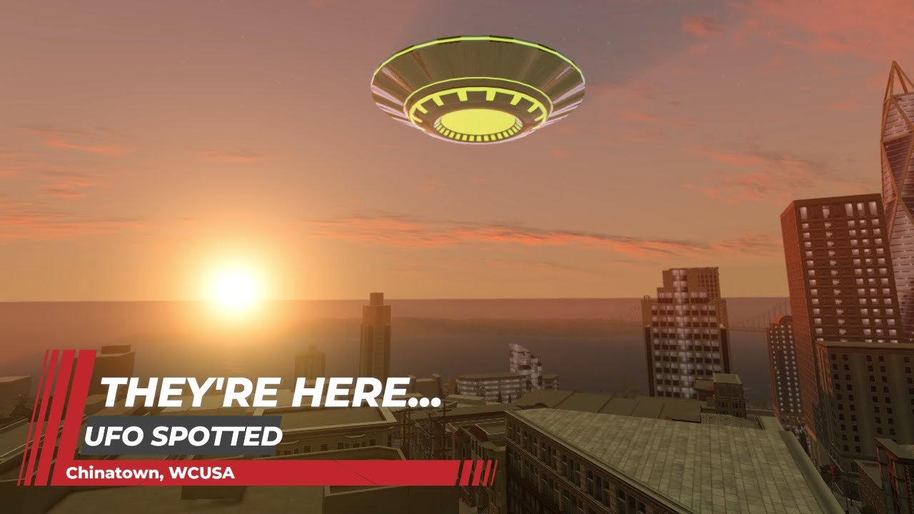 "They're Here..." UFO Spotted over Chinatown | BeamNG.drive Mods # ...