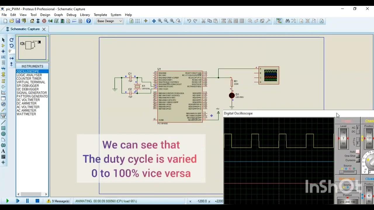 How To Generate Pwm Signal Using Pic Microcontroller Youtube